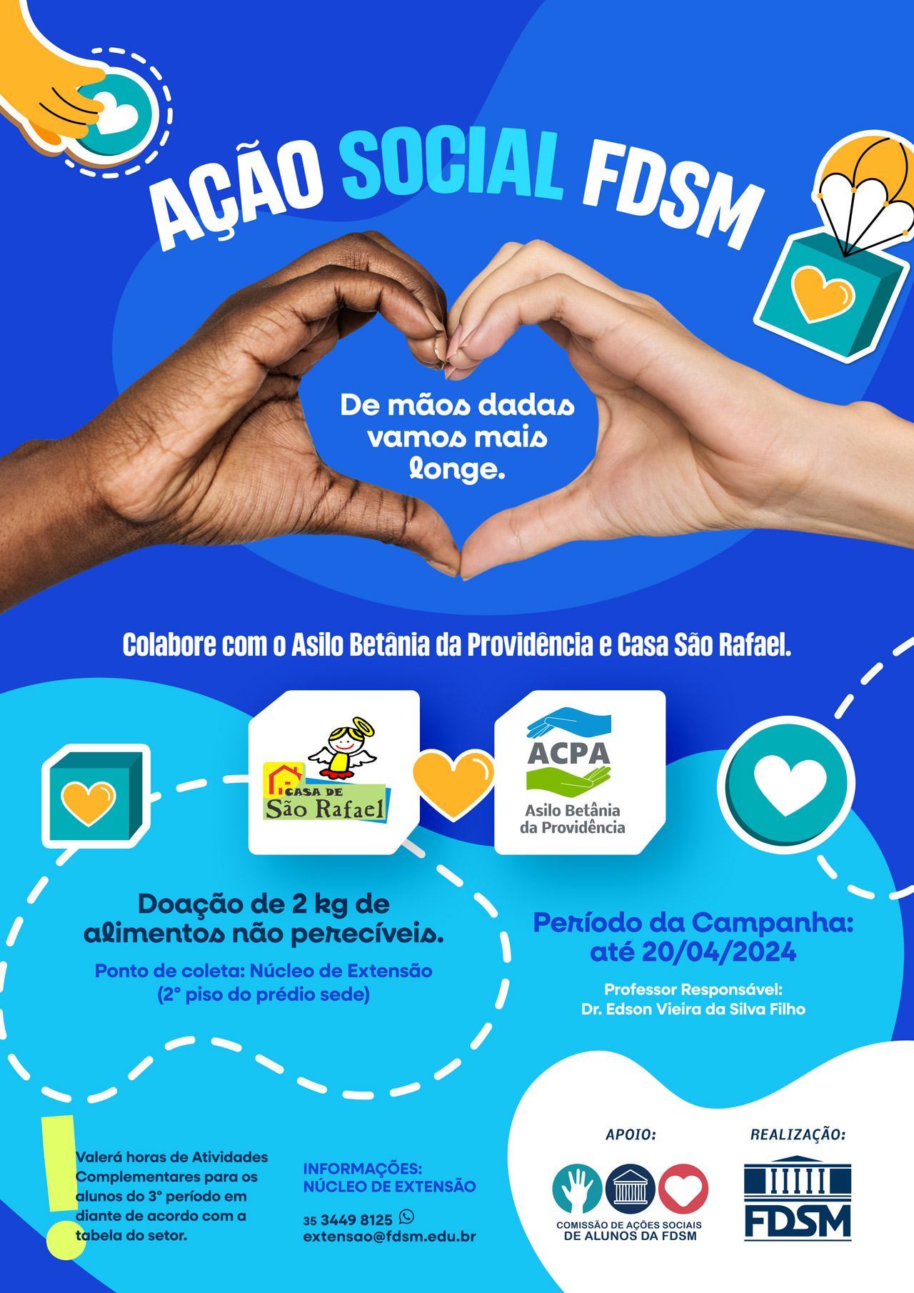 Notícia 8568 - PARTICIPE DA AÇÃO SOCIAL FDSM